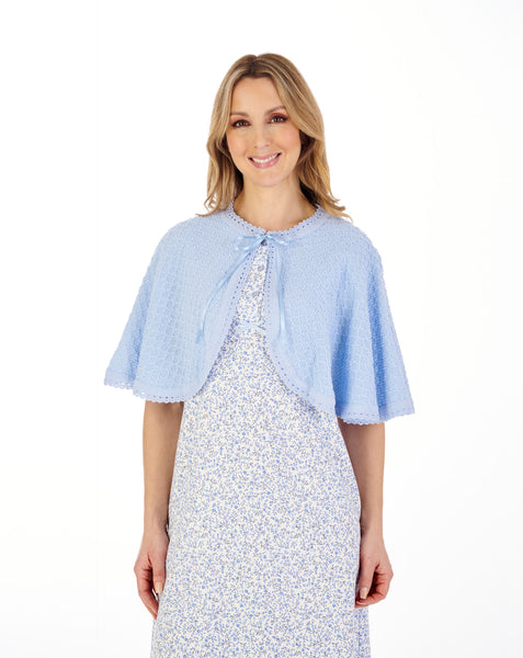 Fancy Knit Ribbon Tie Bed Cape BJ44612 – Slenderella