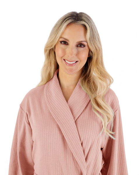 Rib Pattern 42" Shawl Collar Wrap HC07307 – Slenderella