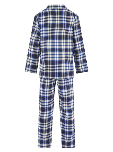 Brushed Check Print Woven Tailored Pyjama WR04811 – Slenderella