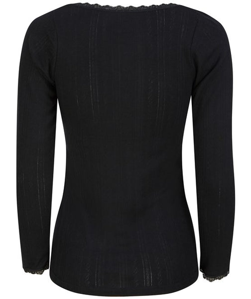 Slenderella Brushed Thermal Long Sleeve Top UW403